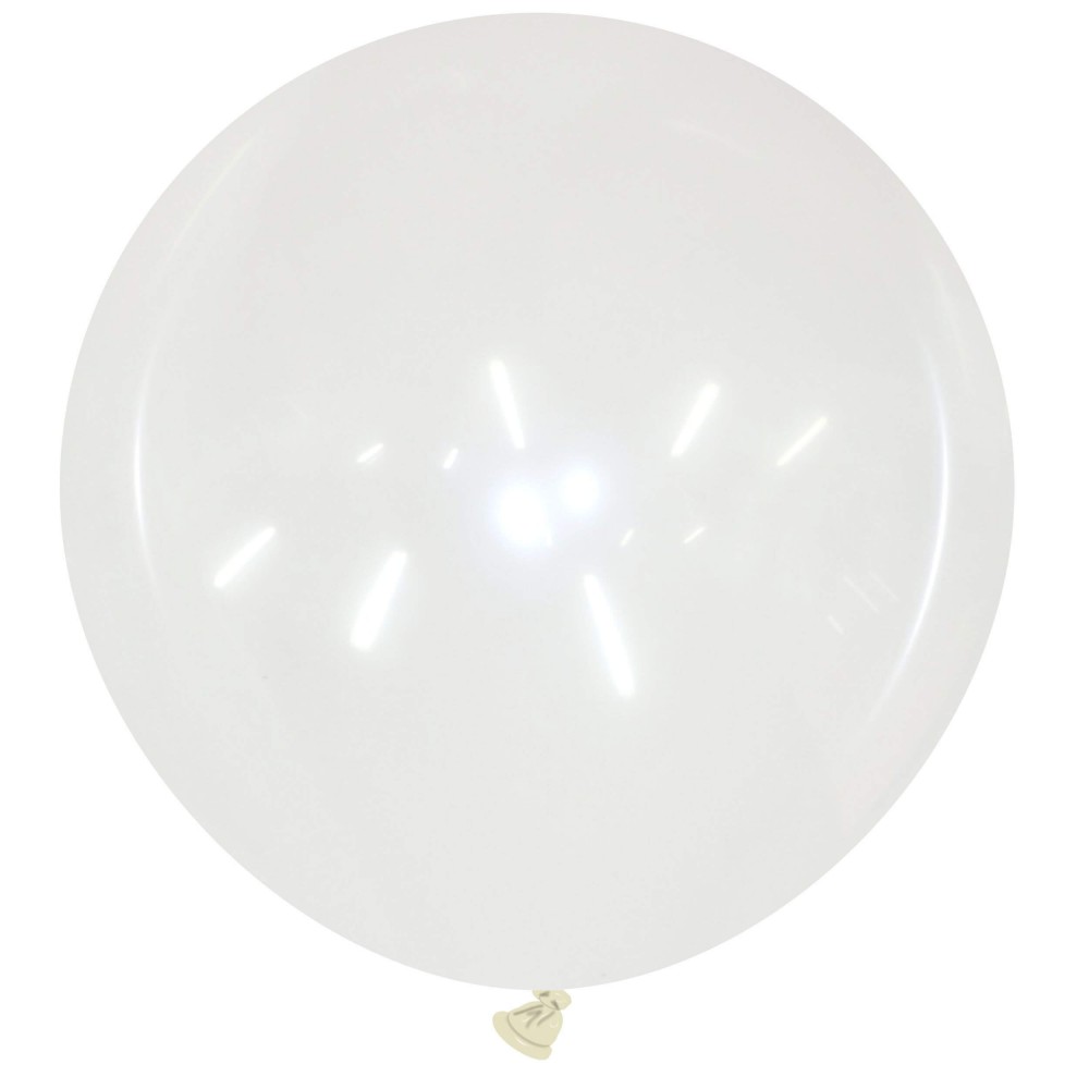 Latex ballon (85 cm) - transparant | Rond | Vormen | Overige ballonnen ...